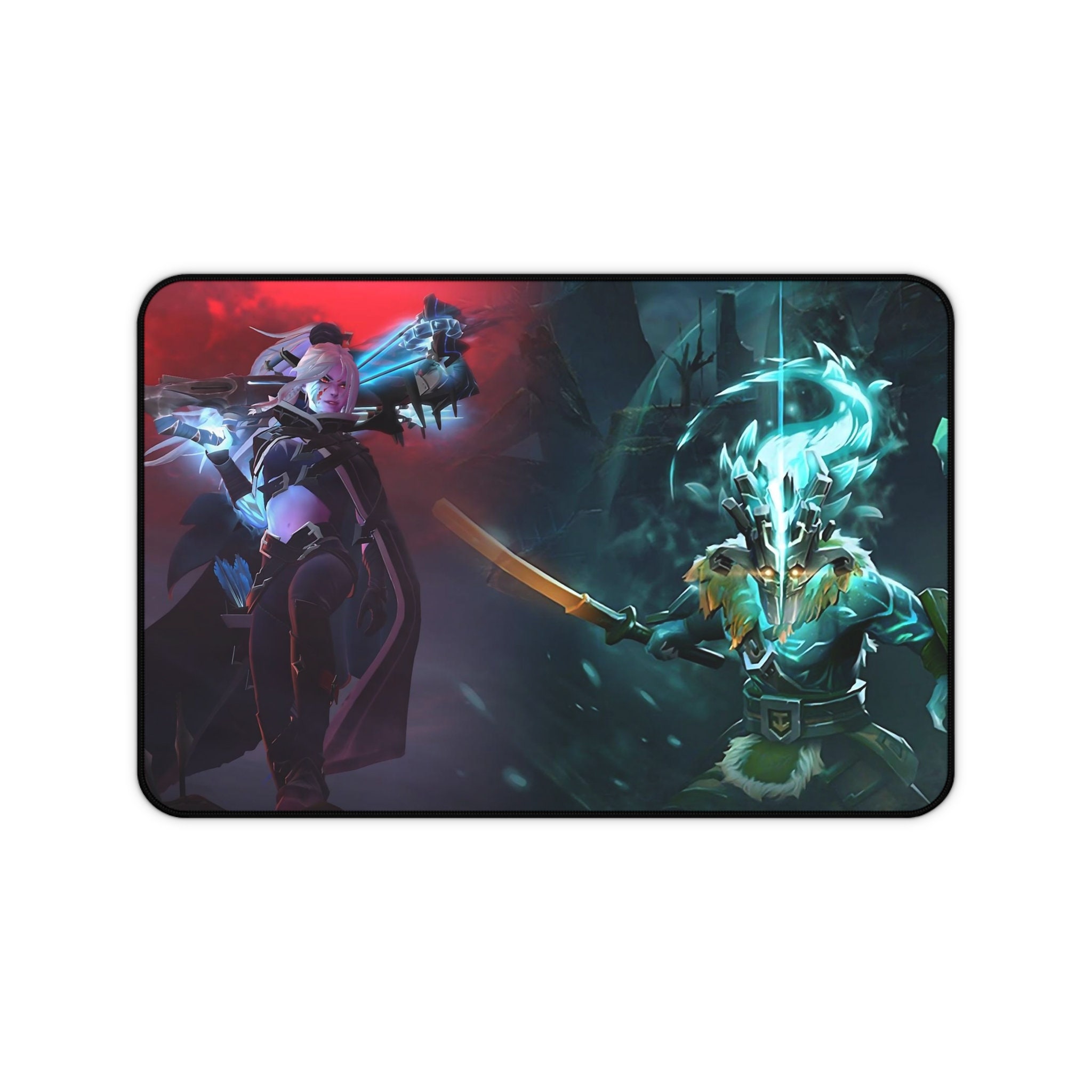 Drow Ranger Arcana X Juggernaut Arcana Desk Mat | Dota 2 Desk Mat ...