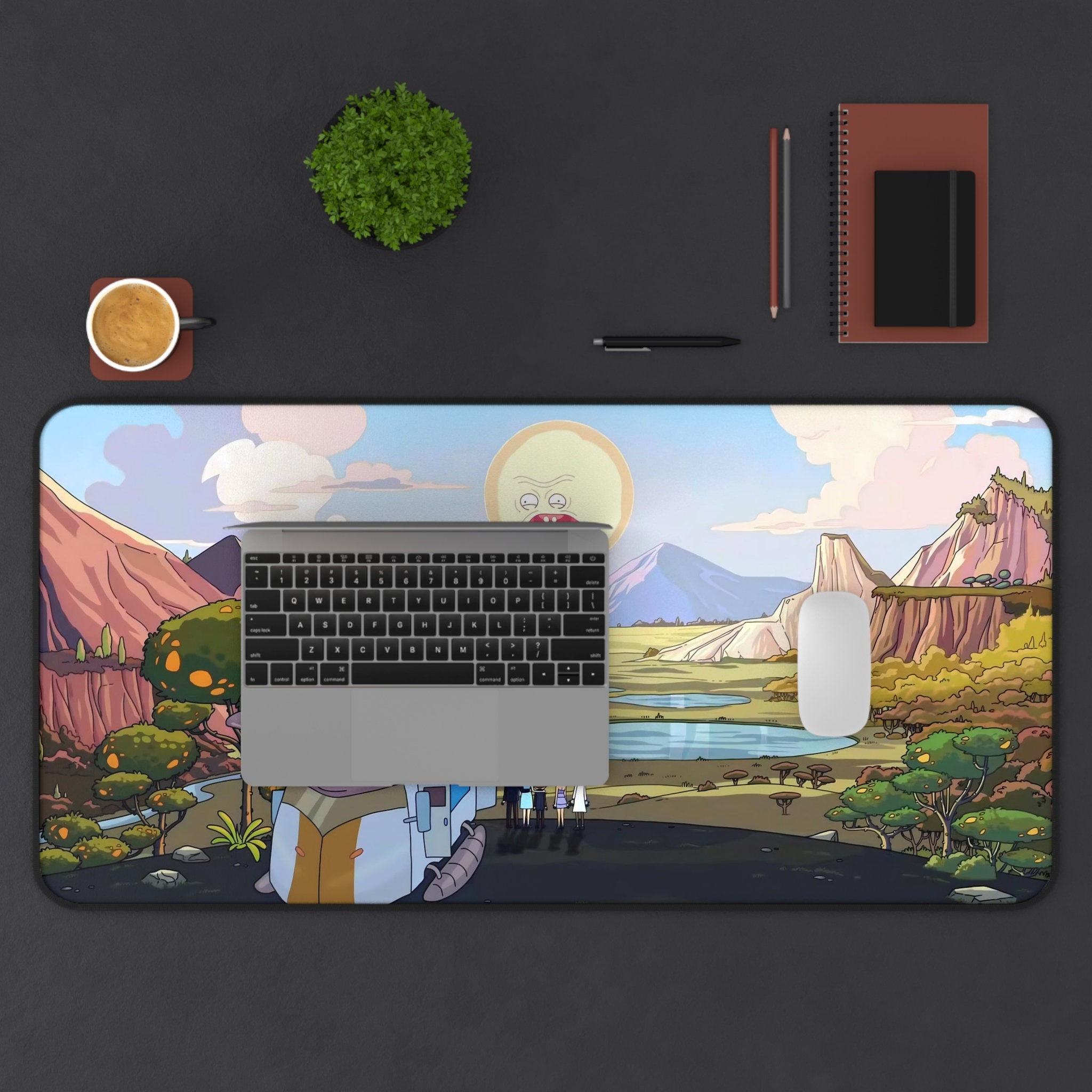 Interdimensional Desk Adventure With Rick and Morty Desk Mat - Etsy