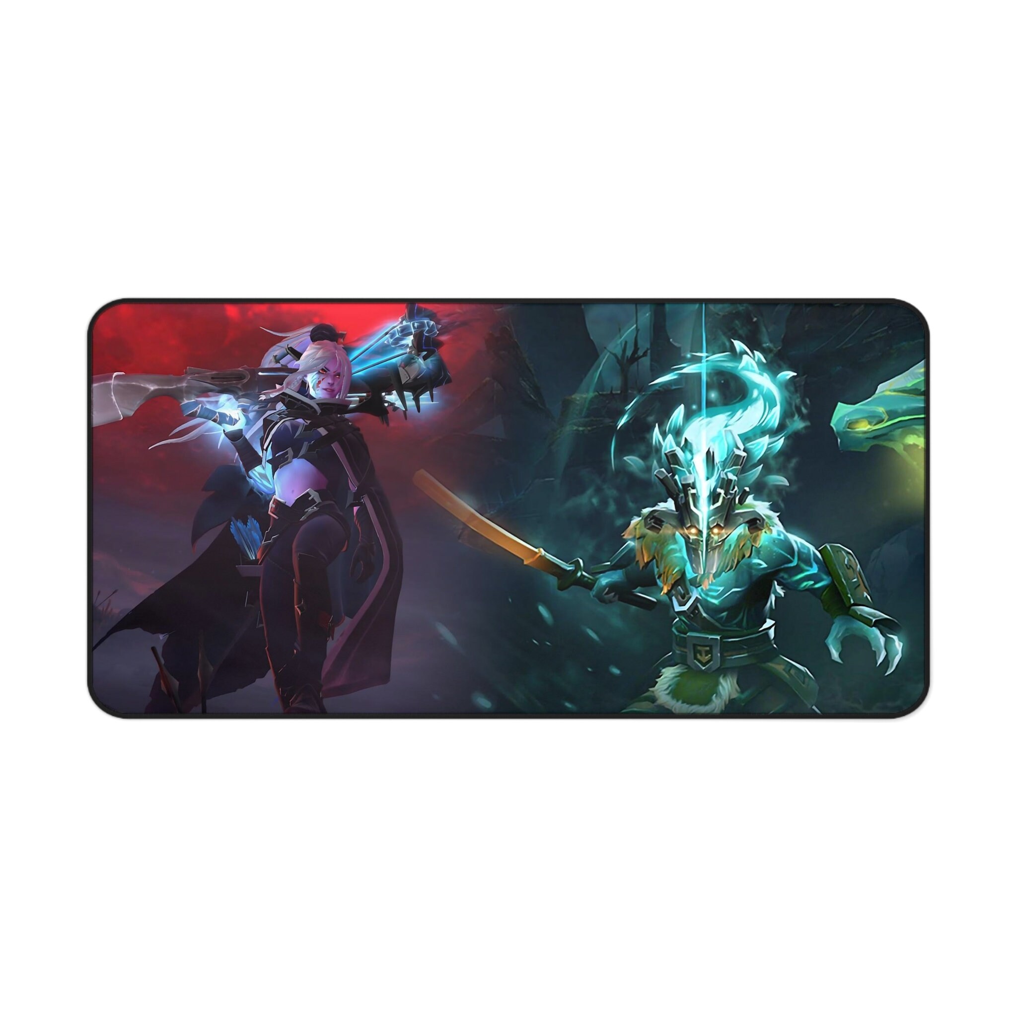 Drow Ranger Arcana X Juggernaut Arcana Desk Mat | Dota 2 Desk Mat ...