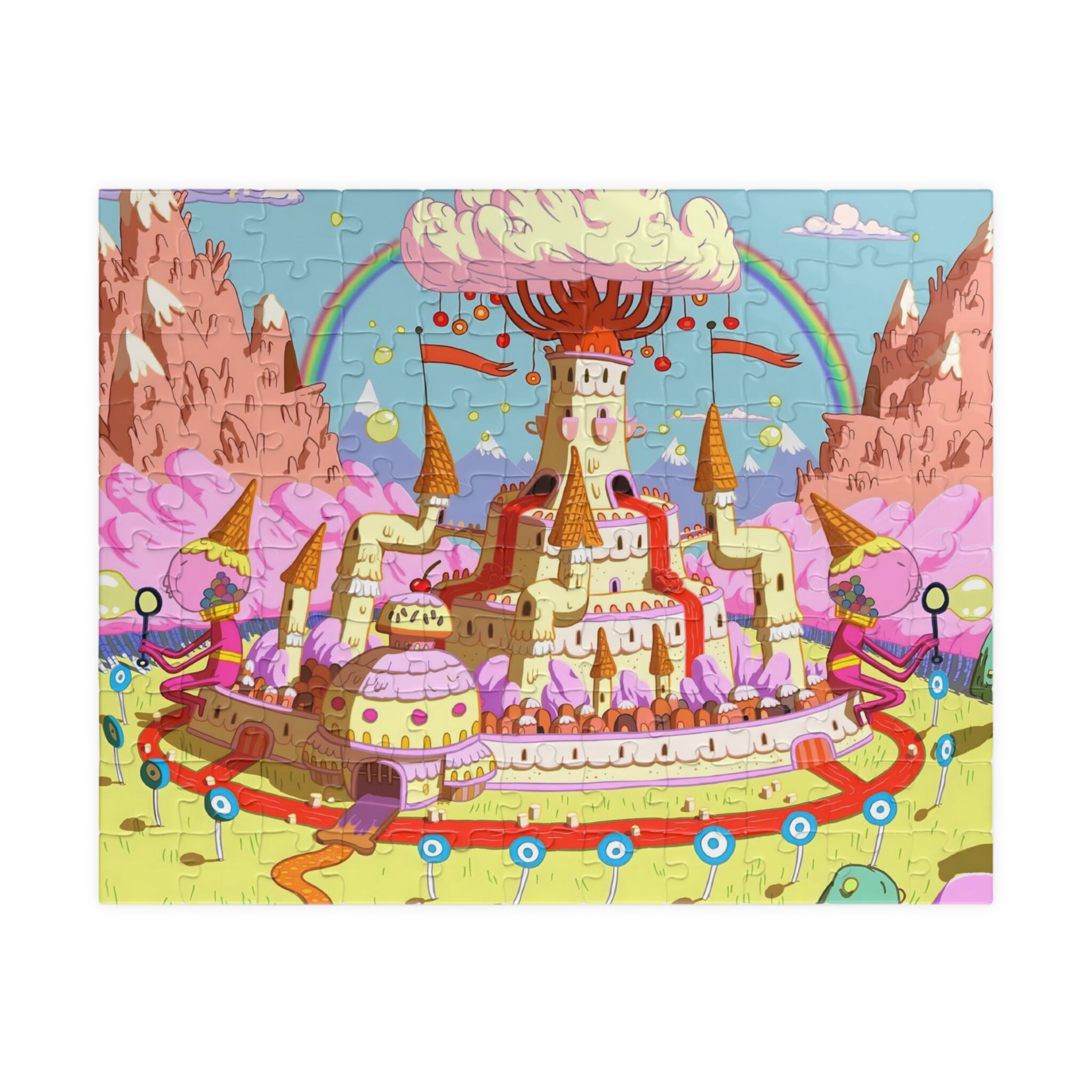 Adventure Time Candy Kingdom Jigsaw Puzzle 110, 252, 520 Piece - Etsy