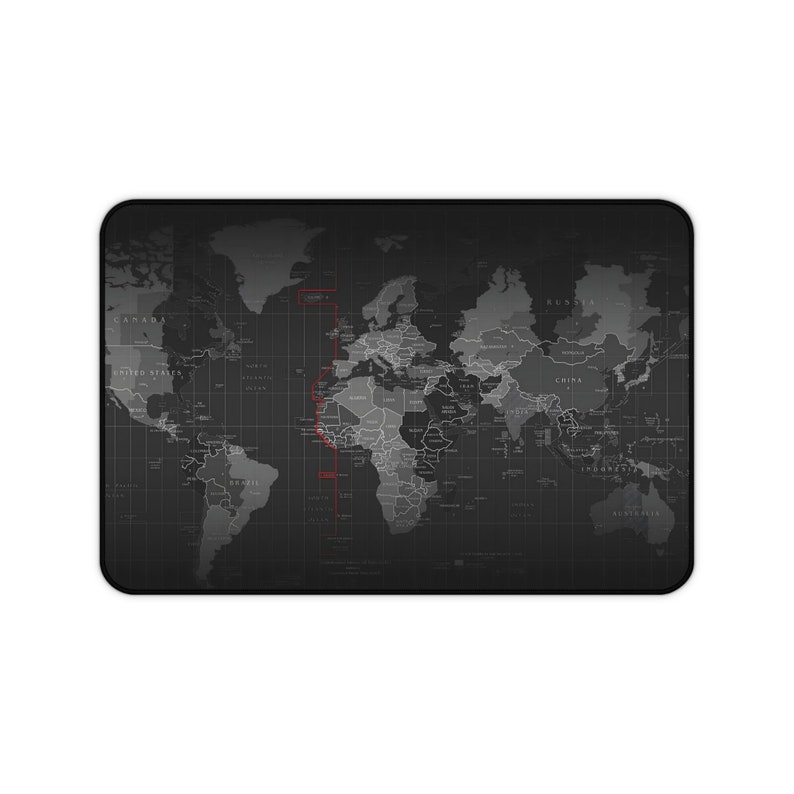 World Map Desk Mat 3 Different Sizes Desk Mat - Etsy