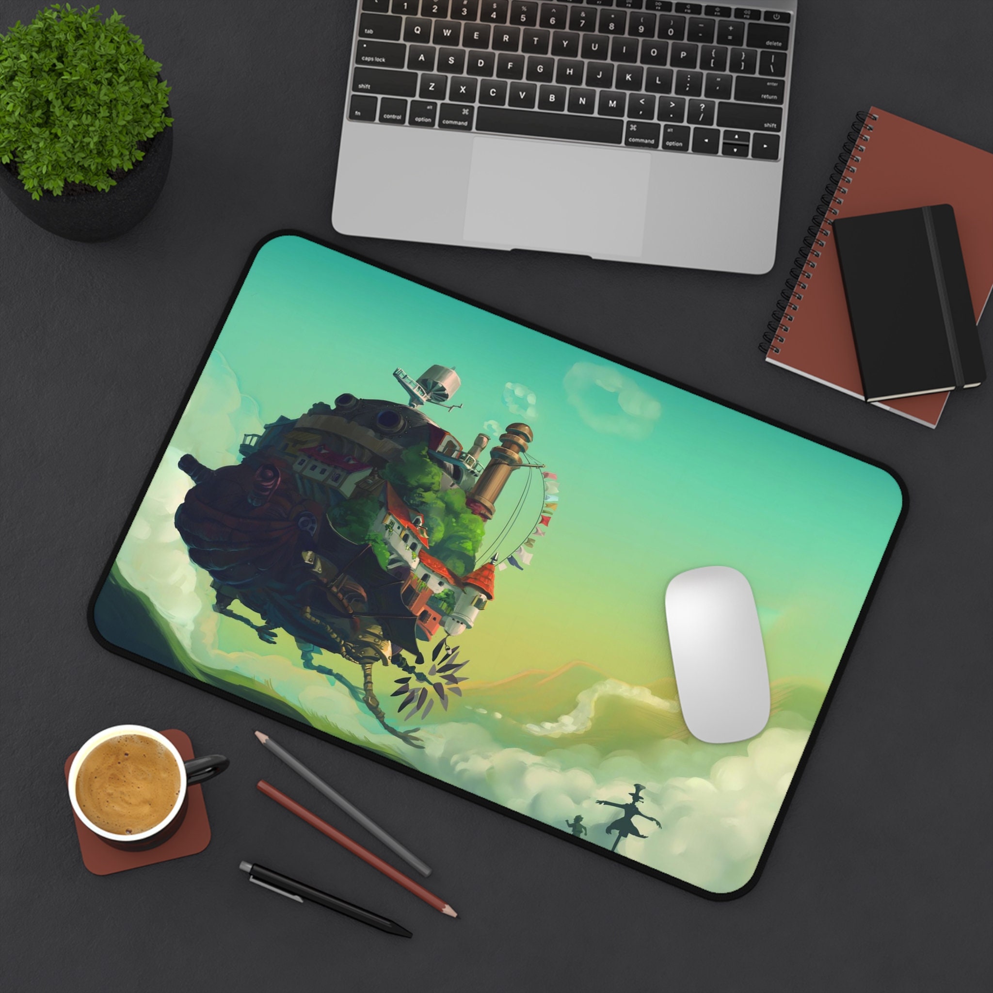 Howl's Moving Castle Desk Mat 3 Different Sizes Desk Mat - Etsy