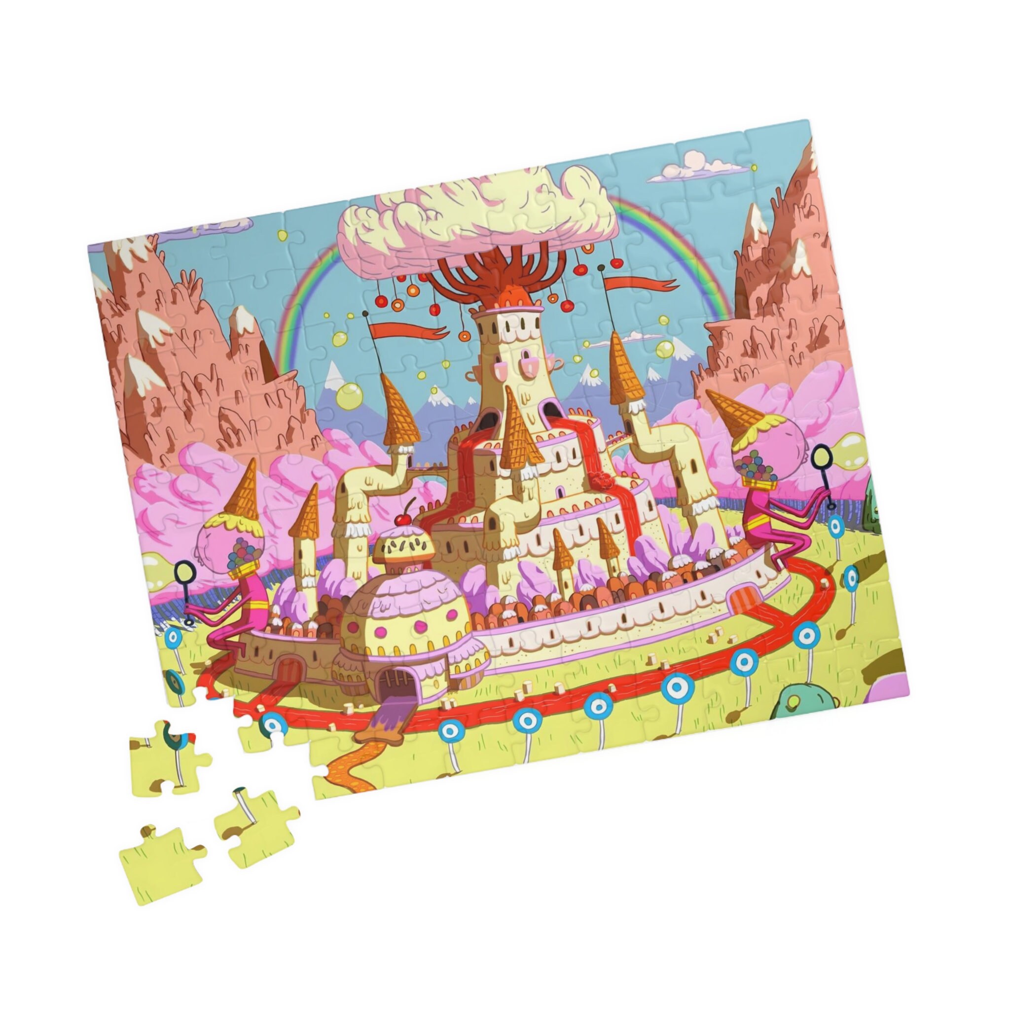 Adventure Time Candy Kingdom Jigsaw Puzzle 110, 252, 520 Piece - Etsy