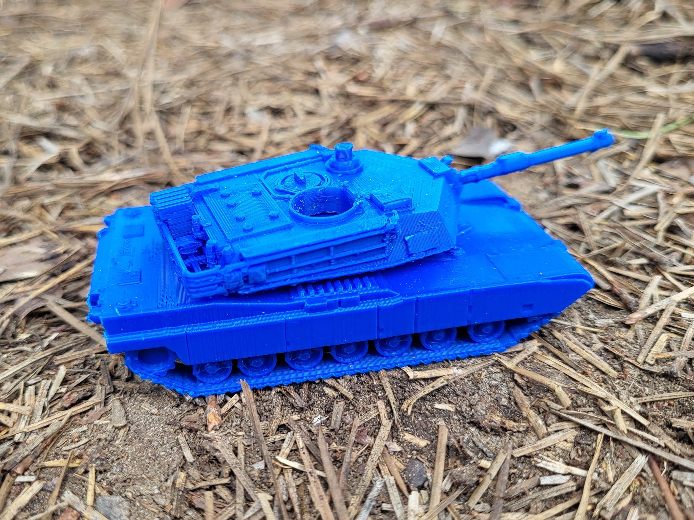 M1A1 Abrams Model Tank blue - Etsy