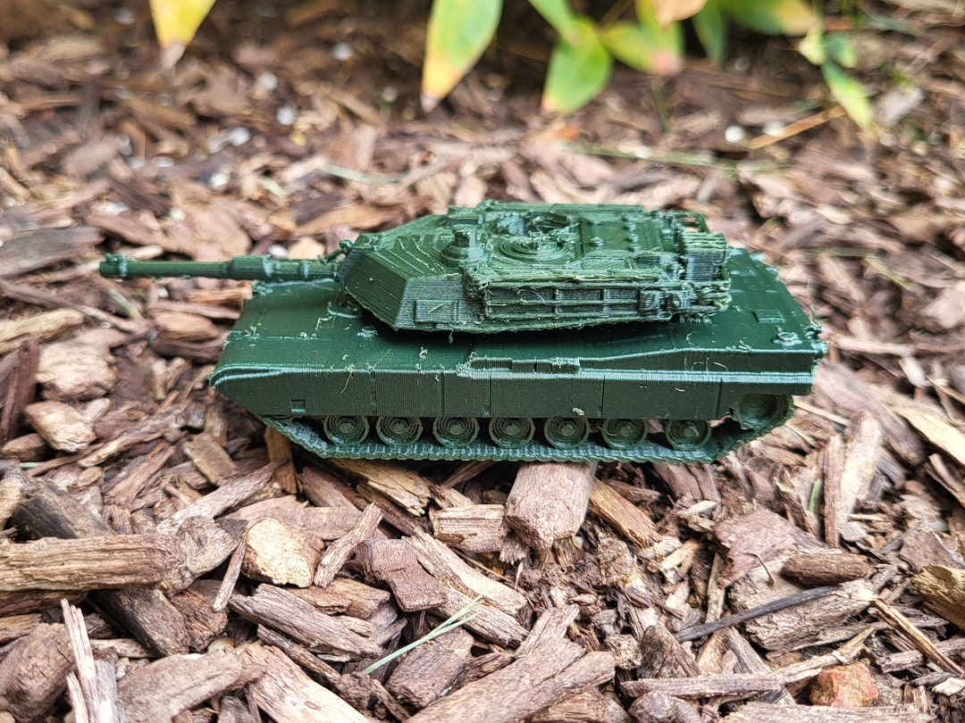 M1A1 Abrams Model Tank green - Etsy