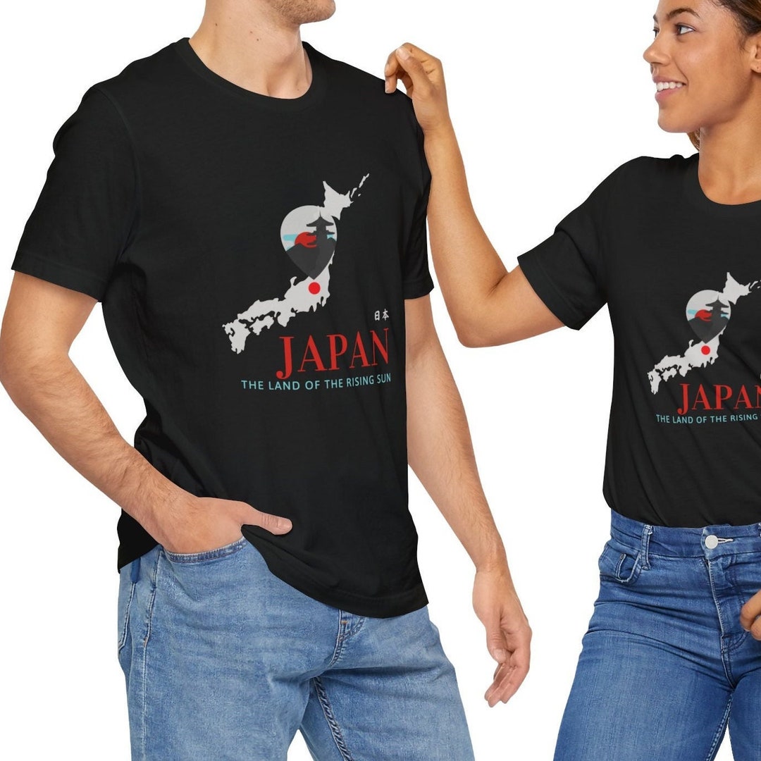 Japan, the Land of the Rising Sun, Unisex Jersey Short Sleeve Tee-love ...
