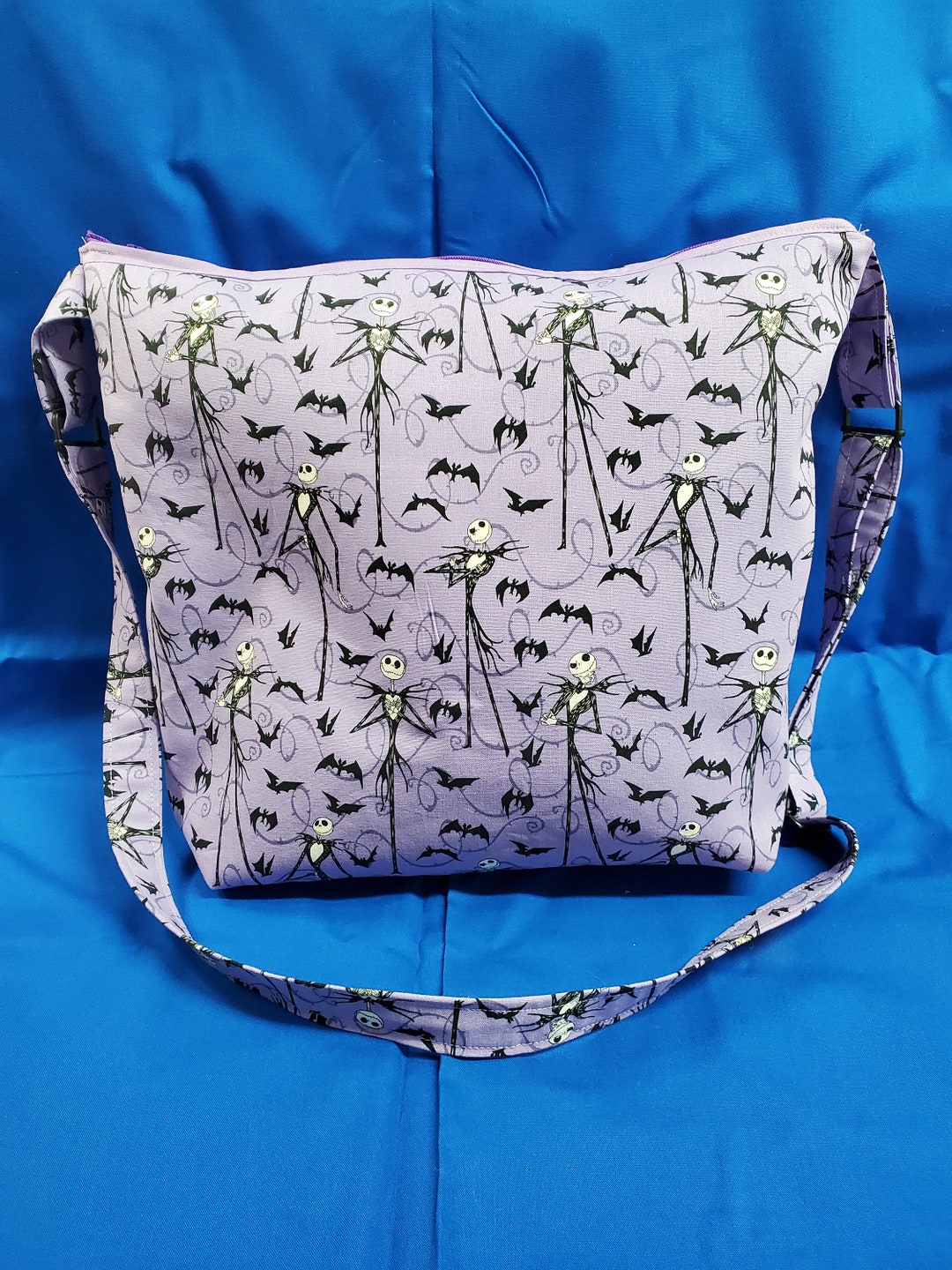 Purple Nightmare Before Christmas Crossbody First Lengh 15 Depth 24 - Etsy