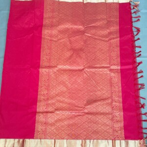Art Silk Saree Ready With Fall and Pico - Etsy