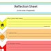 Student Behavior Reflection Sheets - With Behavior Documentation & PM ...