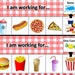 Editable Token Boards - FOOD - Fast Food | Special Education - Etsy