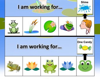 Editable Token Boards FOOD Kawaii Foods Special Education - Etsy