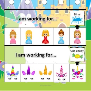 Editable Token Boards - FAIRYTALES - Princesses & Unicorns | Special ...