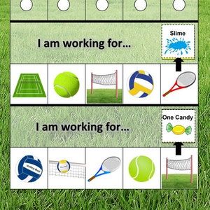 Editable Token Boards - SPORTS - Tennis & Volleyball | Special ...