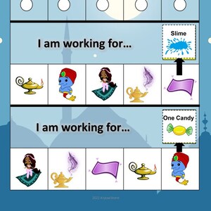 Editable Token Boards - FAIRYTALES - Aladdin | Special Education - Etsy