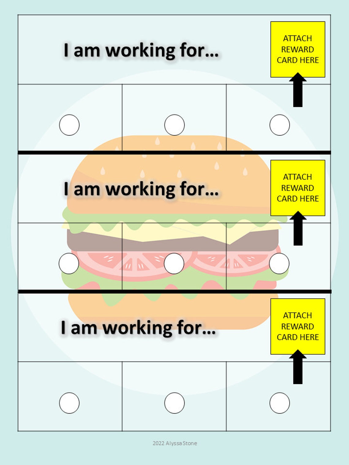 Editable Token Boards - FOOD - Fast Food | Special Education - Etsy