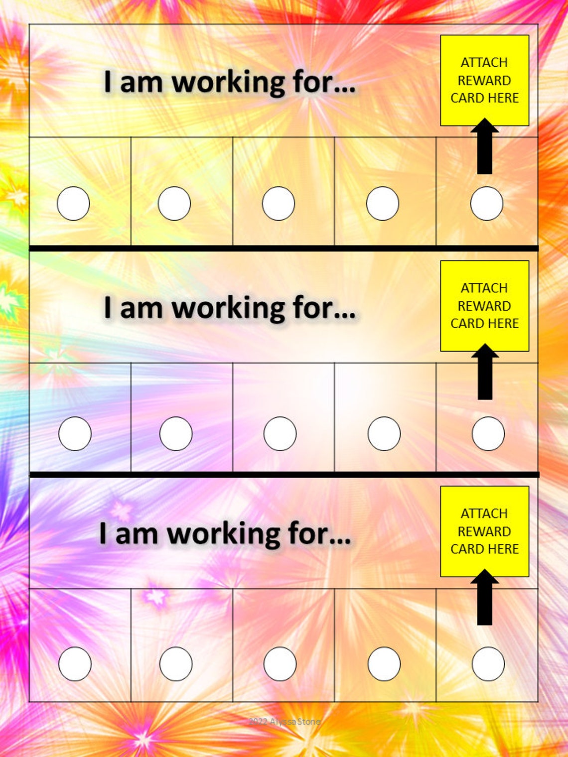 Editable Token Boards - Fireworks | Special Education - Etsy