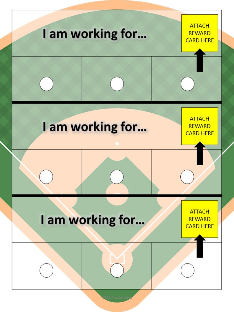 Editable Token Boards - SPORTS - Baseball | Special Education - Etsy