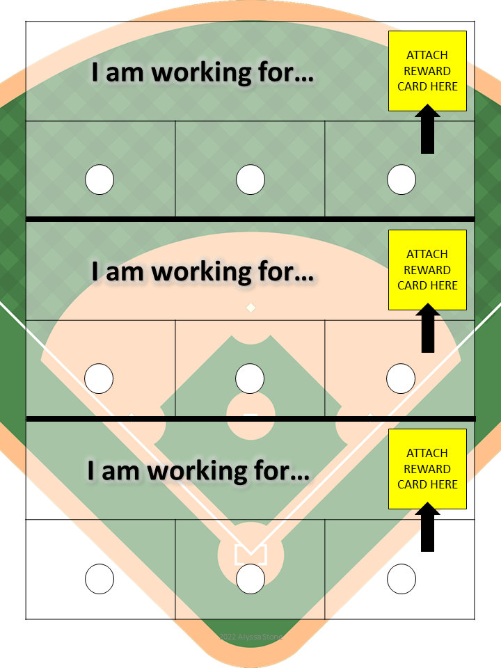 Editable Token Boards - SPORTS - Baseball | Special Education - Etsy