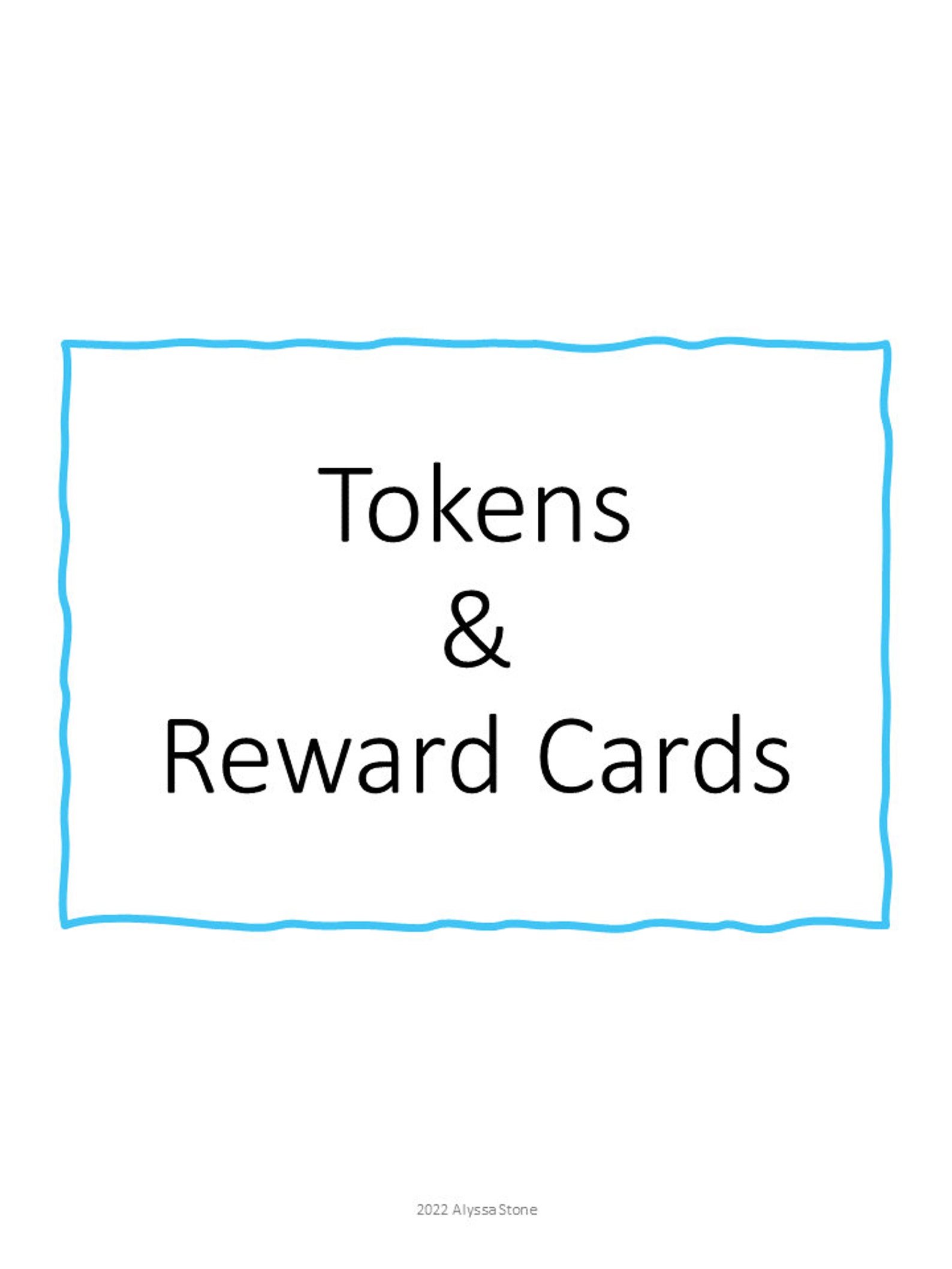 Editable Token Boards - Gemstones | Special Education - Etsy