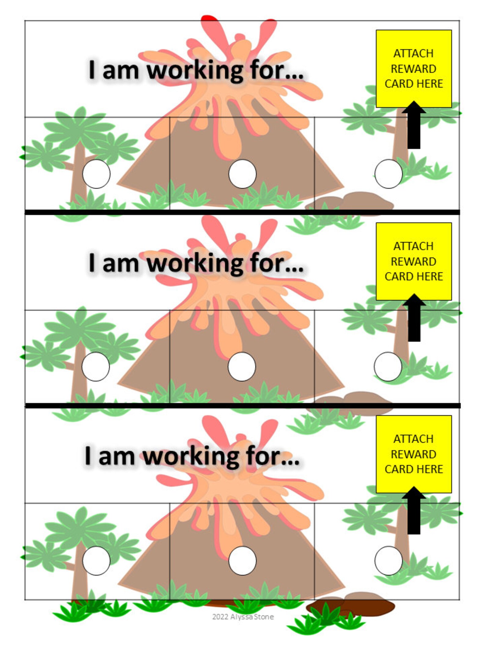 Editable Token Boards - ANIMALS - Dinosaurs | Special Education - Etsy