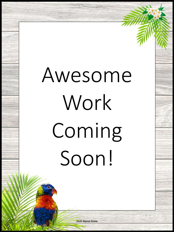 Work Coming Soon Posters Tropical - Etsy