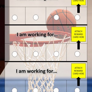Editable Token Boards - SPORTS - Basketball | Special Education - Etsy