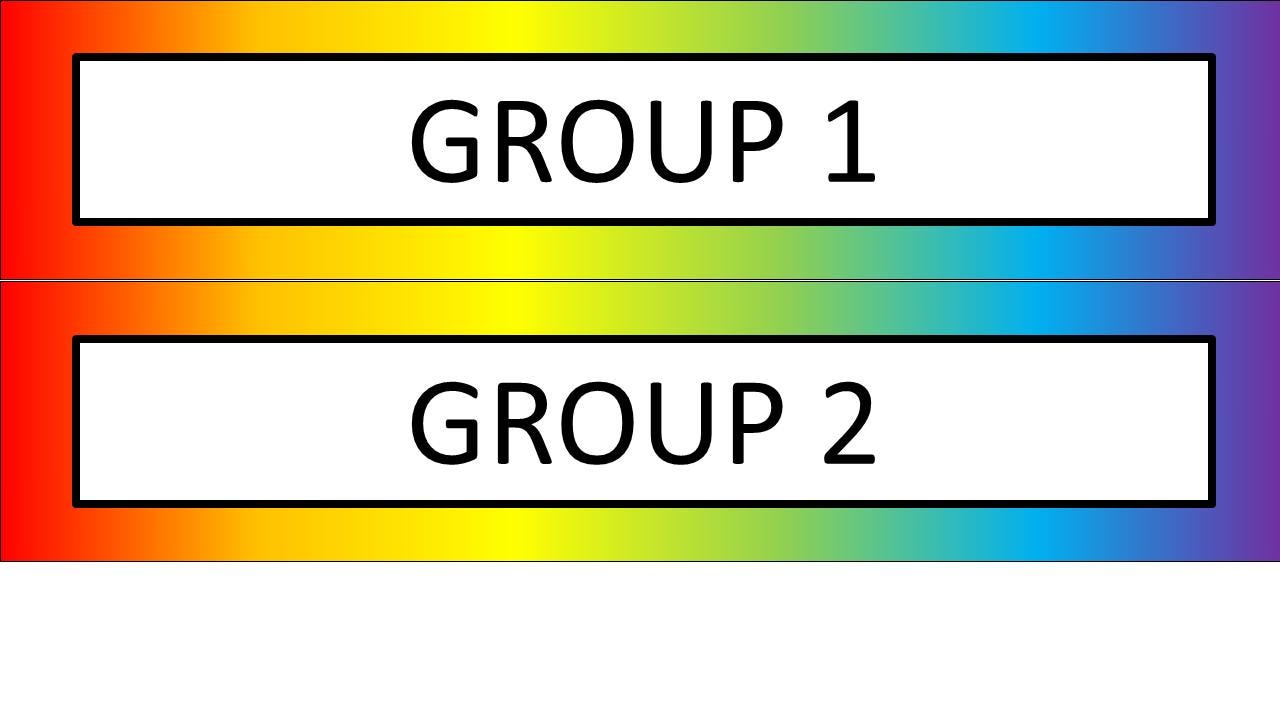 Daily Schedule Cards & Table Numbers - Rainbow - Etsy