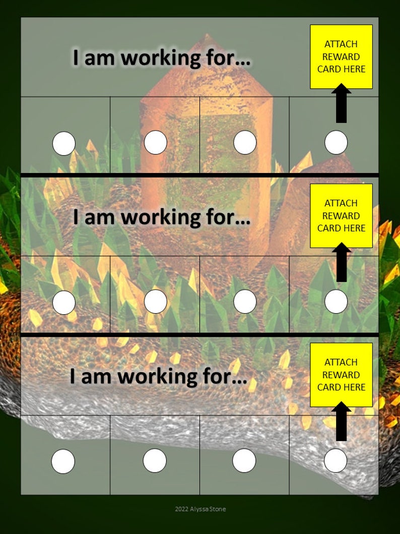 Editable Token Boards - Gemstones | Special Education - Etsy