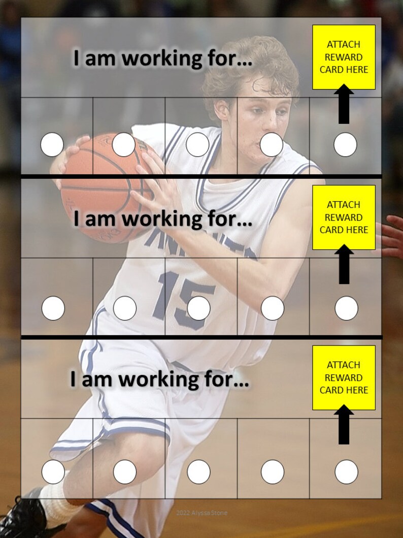 Editable Token Boards - SPORTS - Basketball | Special Education - Etsy