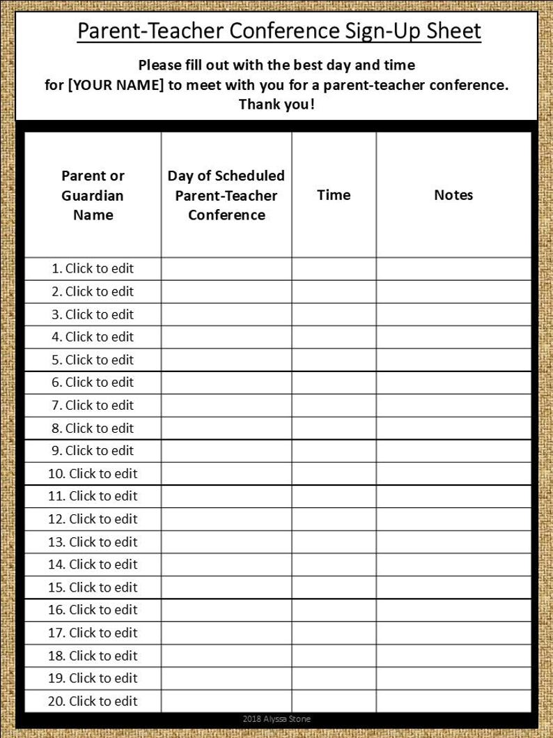 Parent Communication Binder Pack - Burlap - Etsy