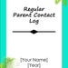 Parent Communication Binder Pack - Tropical - Etsy
