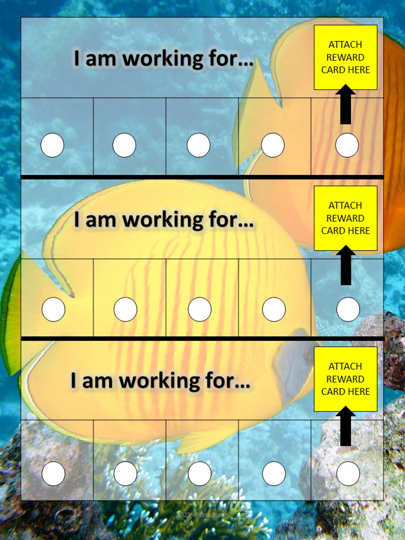 Editable Token Boards - OCEAN - Mermaids | Special Education - Etsy