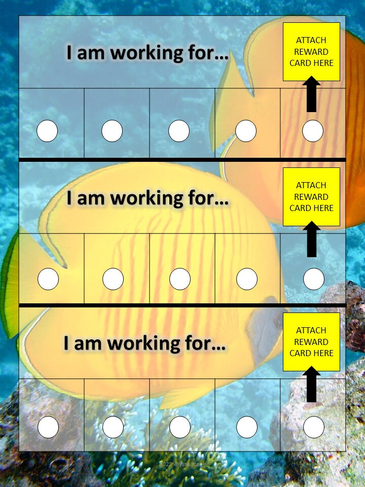 Editable Token Boards - OCEAN - Mermaids | Special Education - Etsy