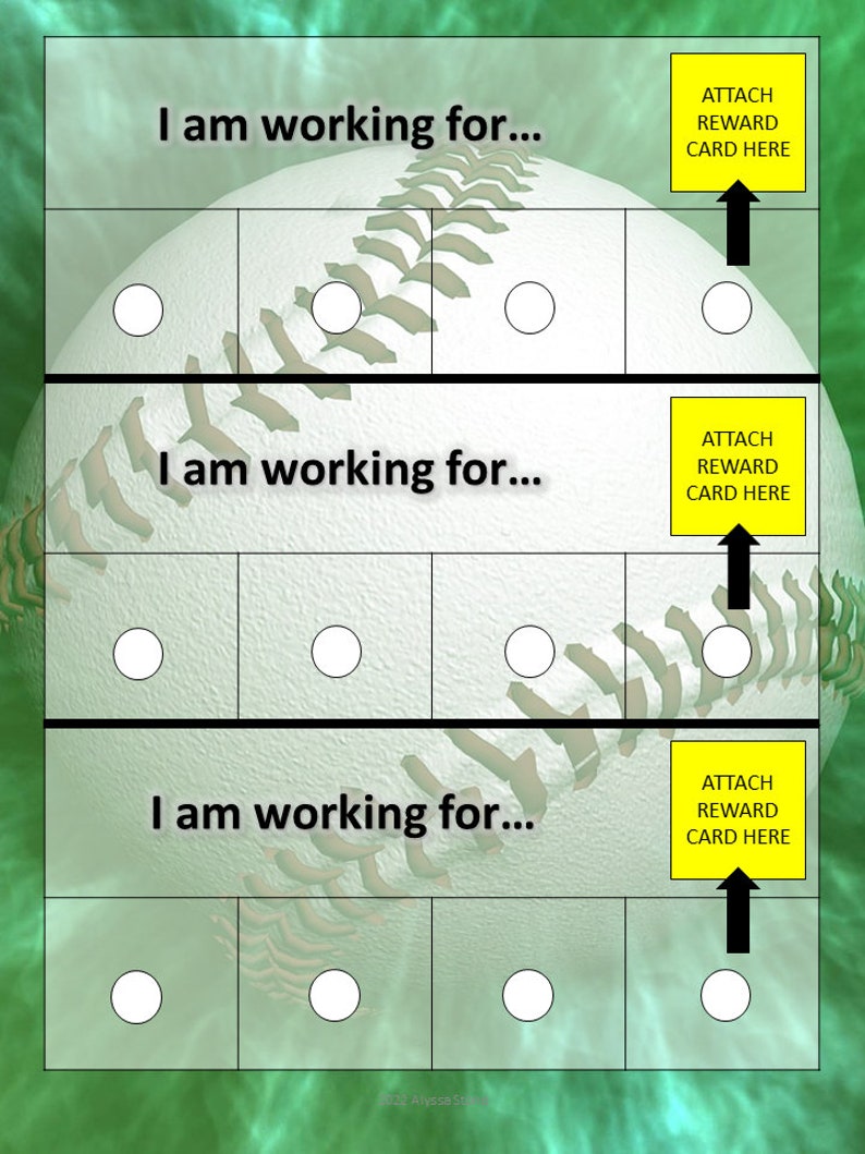 Editable Token Boards - SPORTS - Baseball | Special Education - Etsy