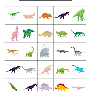 Editable Token Boards - ANIMALS - Dinosaurs | Special Education - Etsy