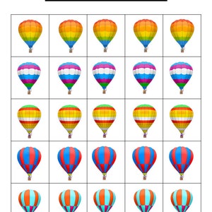 Editable Token Boards - Balloons & Hot Air Balloons | Special Education ...