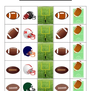 Editable Token Boards - SPORTS - Football | Special Education - Etsy