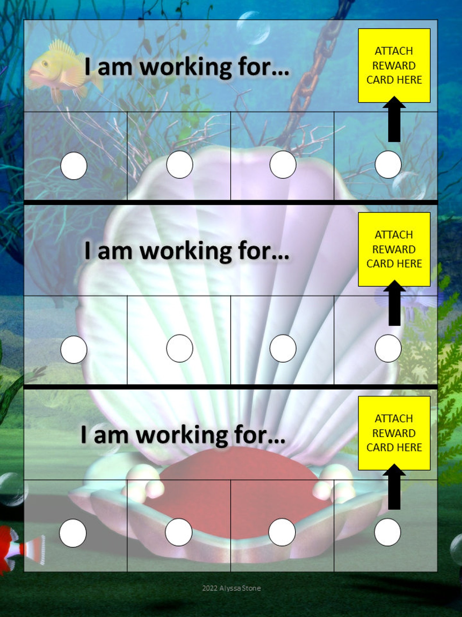 Editable Token Boards - FAIRYTALES - Mermaids 2 | Special Education - Etsy