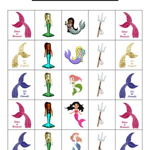 Editable Token Boards - FAIRYTALES - Mermaids 2 | Special Education - Etsy