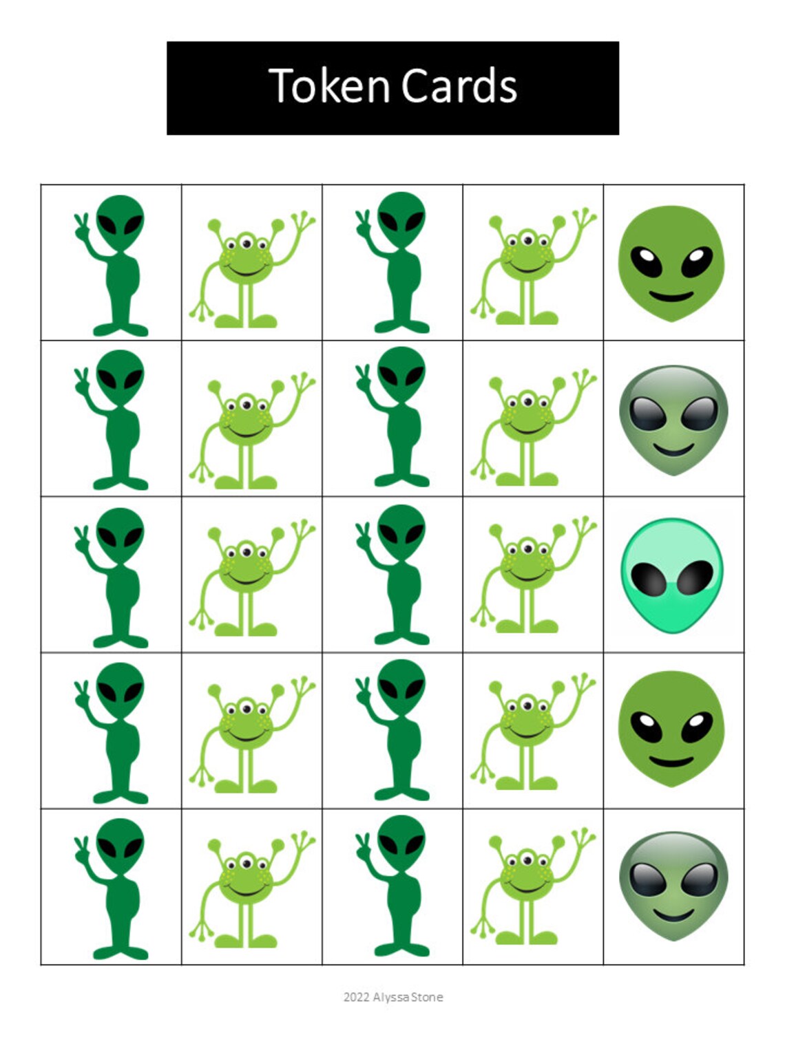 Editable Token Boards Outer Space Special Education - Etsy