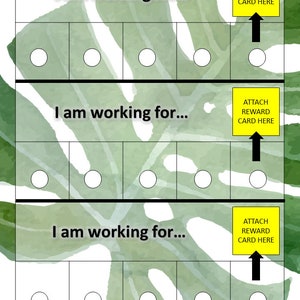 Editable Token Boards - PLANTS - Tropical Theme | Special Education - Etsy