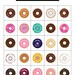 Editable Token Boards - FOOD - Donuts | Special Education - Etsy