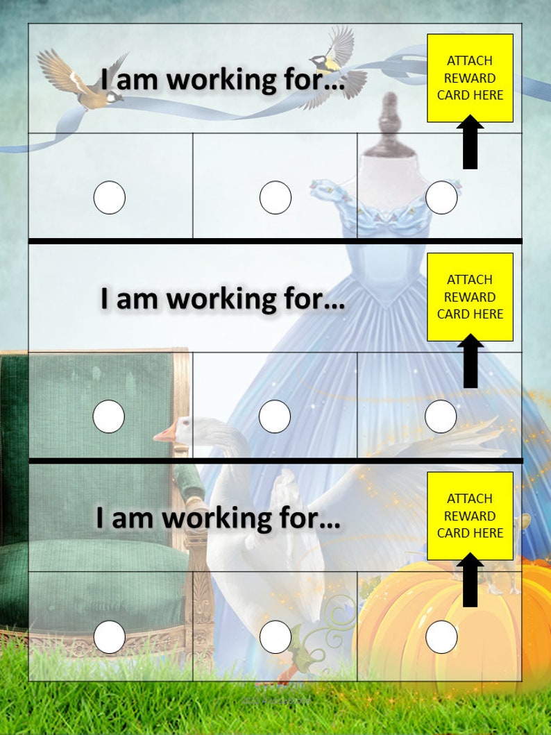 Editable Token Boards - FAIRYTALES - Cinderella | Special Education - Etsy