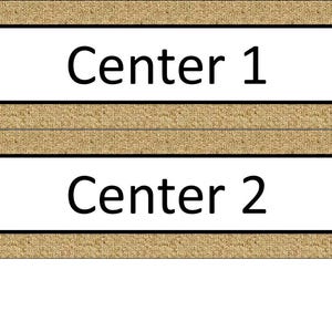 Daily Schedule Cards & Table Numbers - Burlap - Etsy