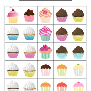 Editable Token Boards - FOOD - Cupcakes | Special Education - Etsy