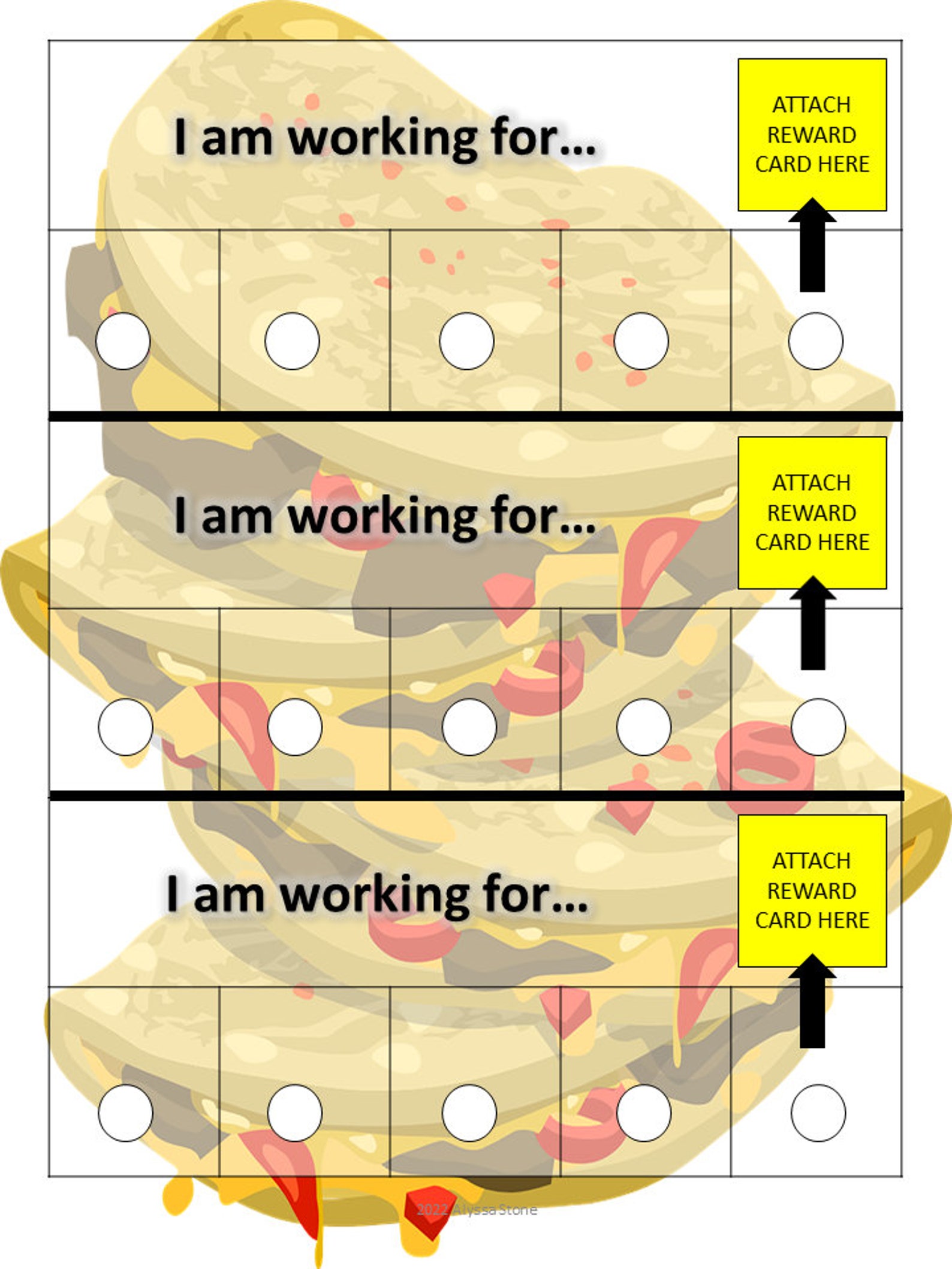 Editable Token Boards FOOD Taco Party Special Education - Etsy