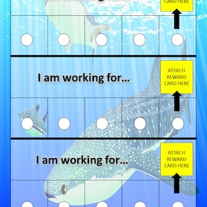 Editable Token Boards - ANIMALS - Ocean Animals | Special Education - Etsy