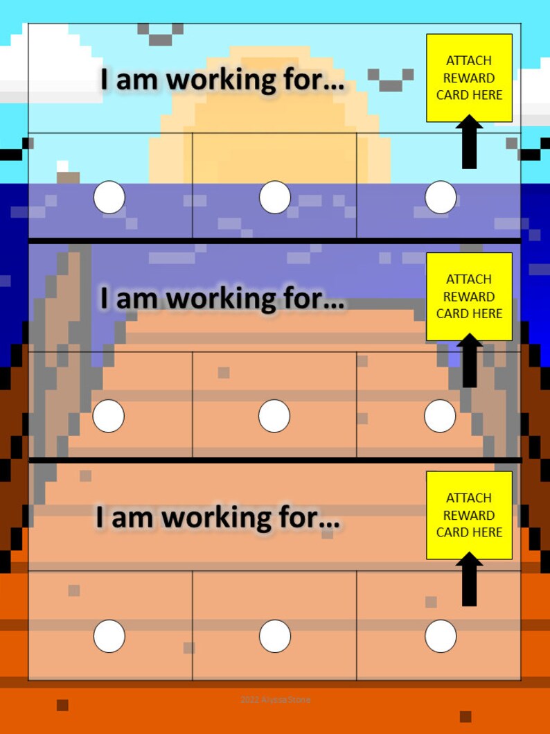 Editable Token Boards - Videogames | Special Education - Etsy