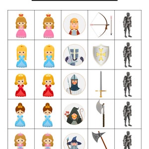 Editable Token Boards - FAIRYTALES - Princesses & Unicorns | Special ...