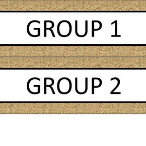 Daily Schedule Cards & Table Numbers - Burlap - Etsy